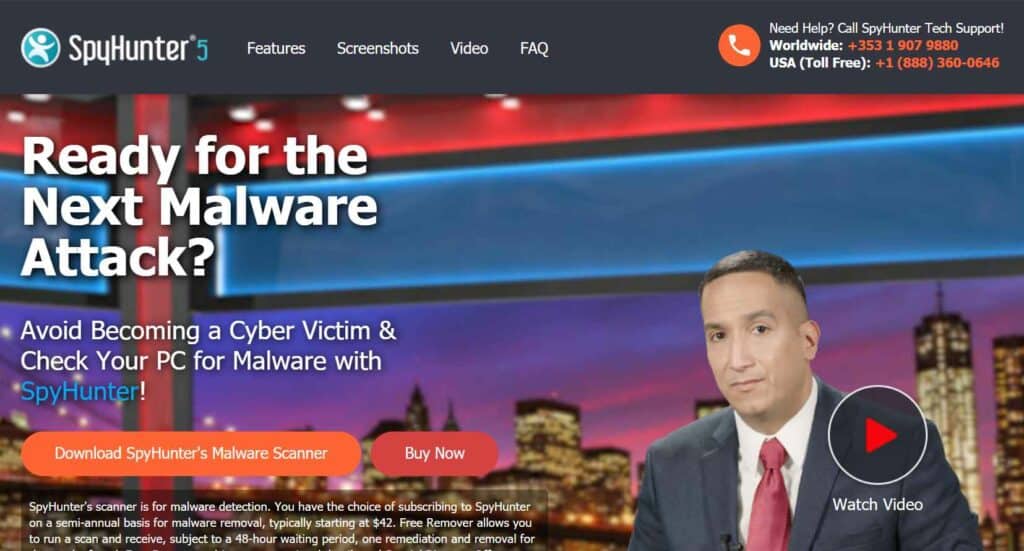 SpyHunter 5 Review (2024) | Is SpyHunter Free or Safe?