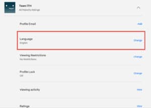 How to Change Language on Netflix Website or App
