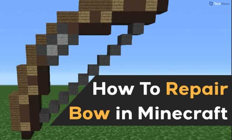 How to Repair a Bow in Minecraft (Ways To Fix Bow)