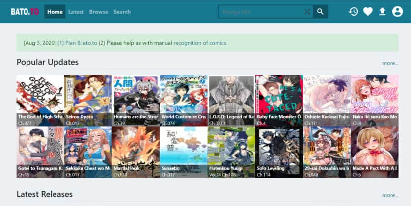 Top 10 Best Manga Reading Websites Online for FREE