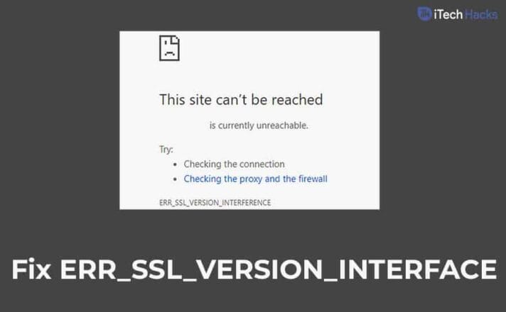 How to Fix ERR SSL VERSION INTERFERENCE in Chrome (Working)