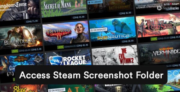 How to Access Steam Screenshot Folder & Change Location (2024)