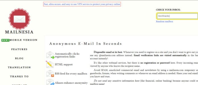 بريد الكتروني وهمي جاهز مع كلمة السر - رابط عمل ايميل وهمي Temp mail ...