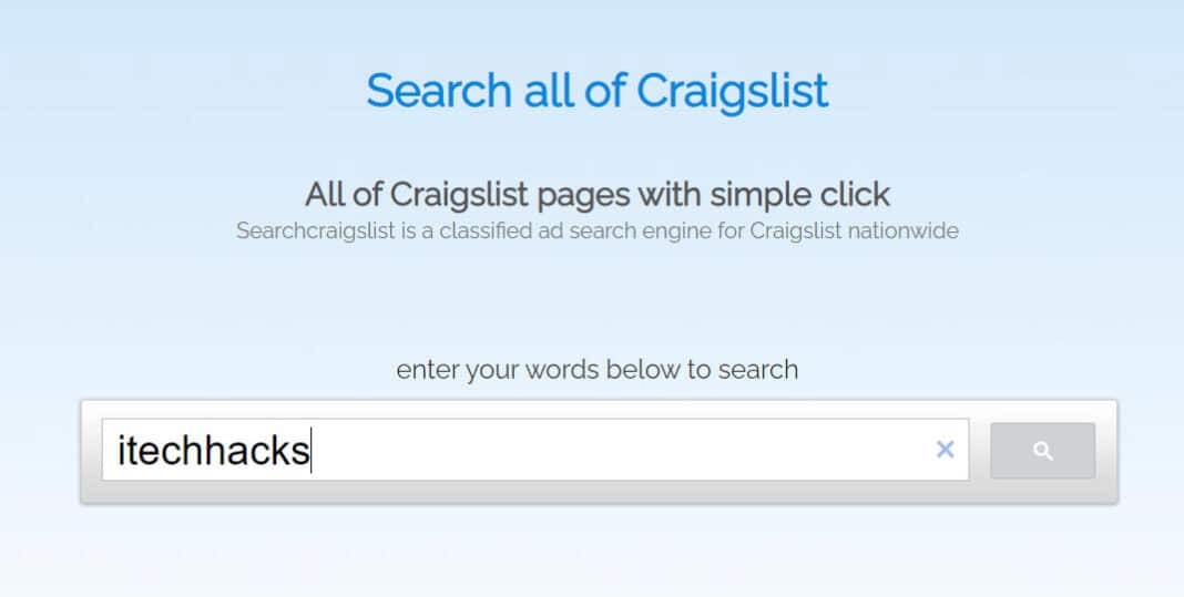 How To Search All of Craigslist Nationwide in Once (2023)
