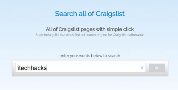 How To Search All of Craigslist Nationwide in Once (2023)