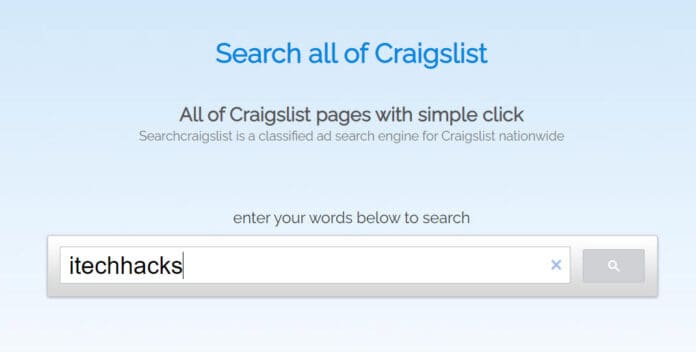 How To Search All of Craigslist Nationwide in Once (2023)