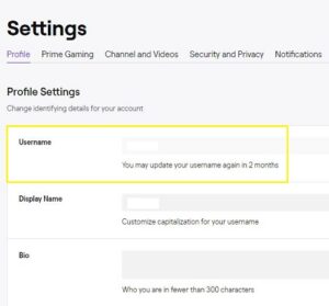 How to Change Twitch Username or Display Name