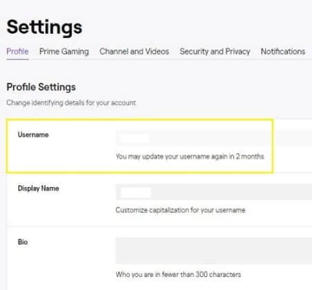 How to Change Twitch Username or Display Name