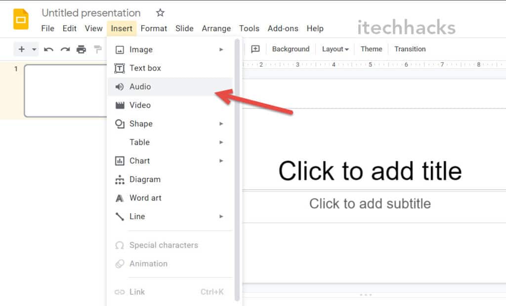 How to Insert Audio Recording Into Google Slides 2025