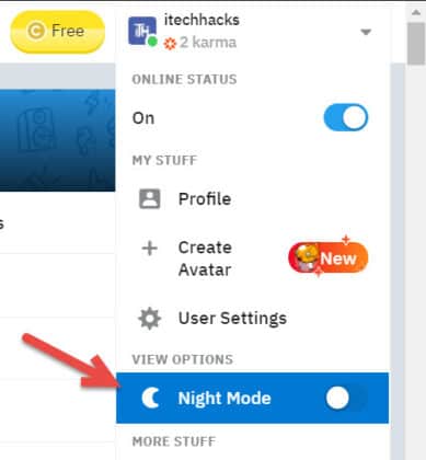 How to Turn ON Reddit Dark Mode on Mobile/PC