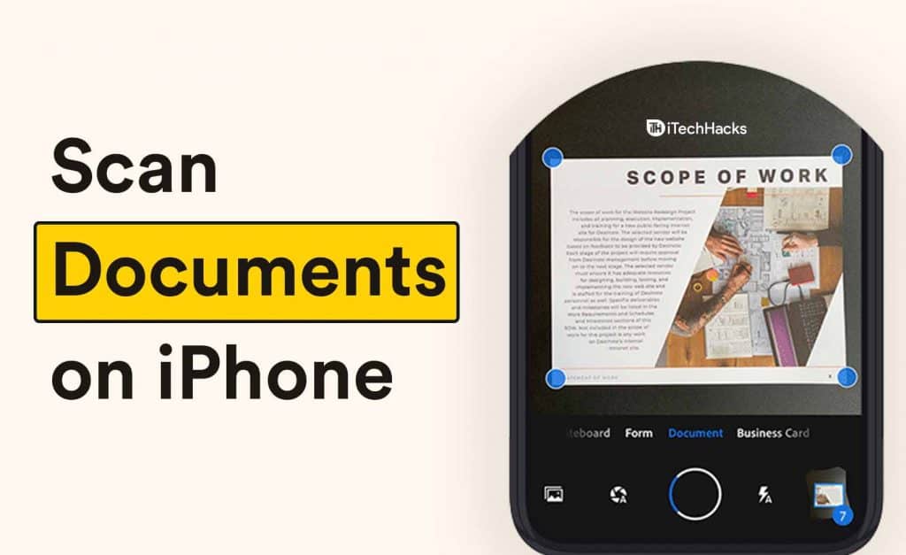 How to Scan Documents With Your iPhone