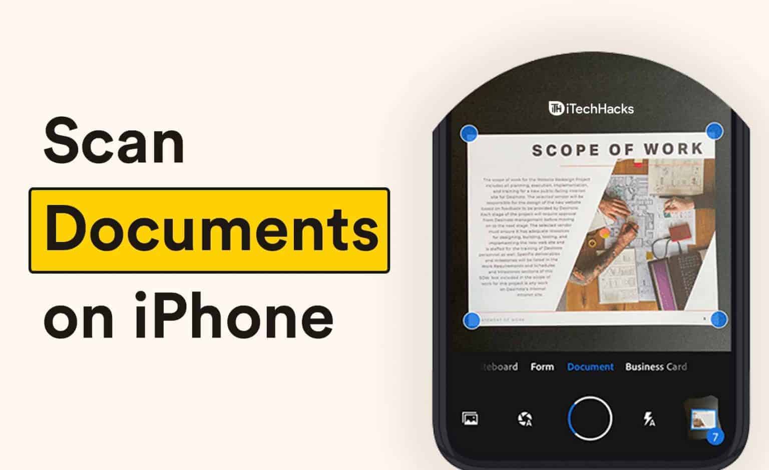 How To Scan Documents With Your IPhone