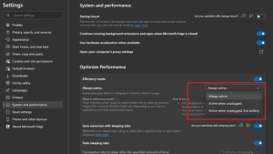 How to Enable Windows 11 Microsoft Edge Efficiency Mode