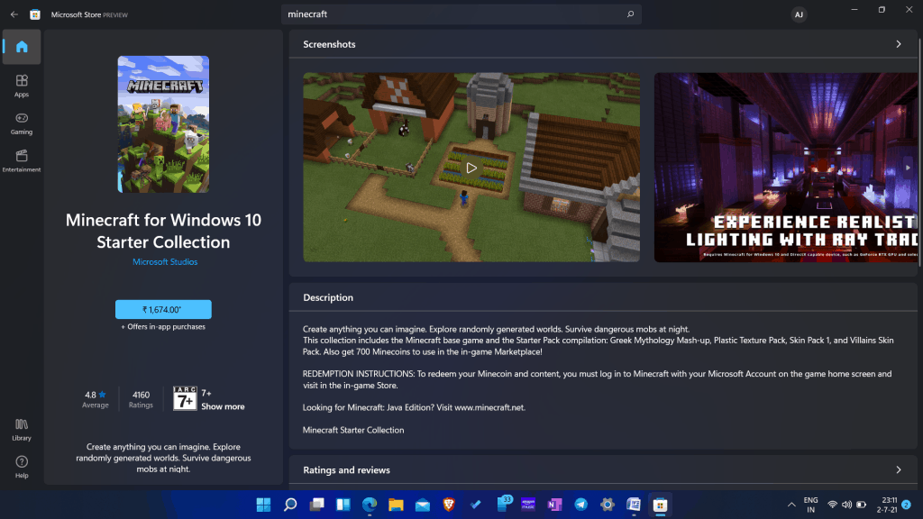 How to Download & Install Minecraft on Windows 11 For Free