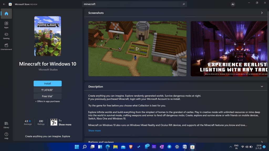 How to Download & Install Minecraft on Windows 11 For Free