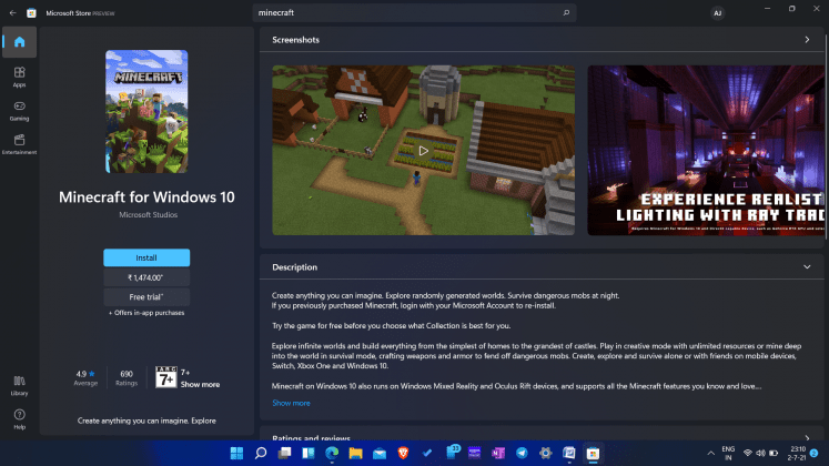 How to Download & Install Minecraft on Windows 11 For Free