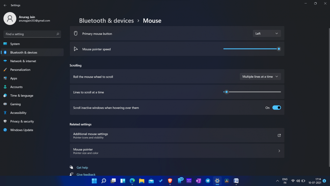 How to Change Mouse Sensitivity On Windows 11