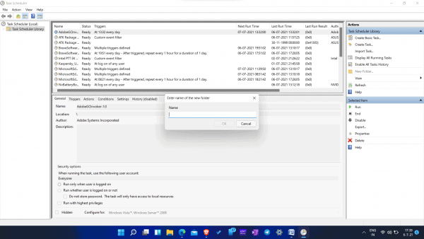 How to Create Task Using Windows 11 Task Scheduler