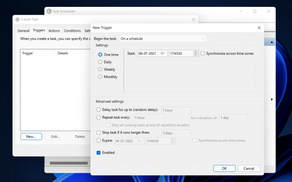 How to Create Task Using Windows 11 Task Scheduler