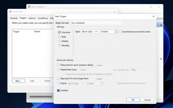 How to Create Task Using Windows 11 Task Scheduler