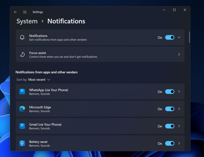 How to Turn On or Disable Notifications On Windows 11