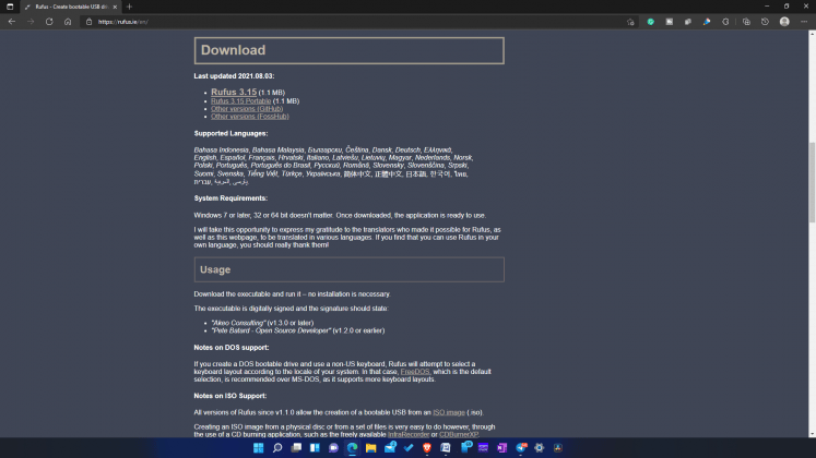 Download Rufus Latest Version For Windows 11 FREE