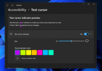 How to Turn On/Off Text Cursor Indicator In Windows 11