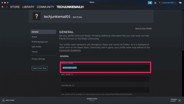 How to Change Steam Username and Account Name