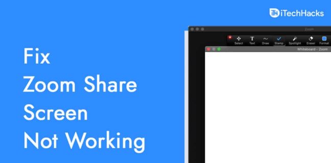 zoom share screen not working Archives - iTech Hacks