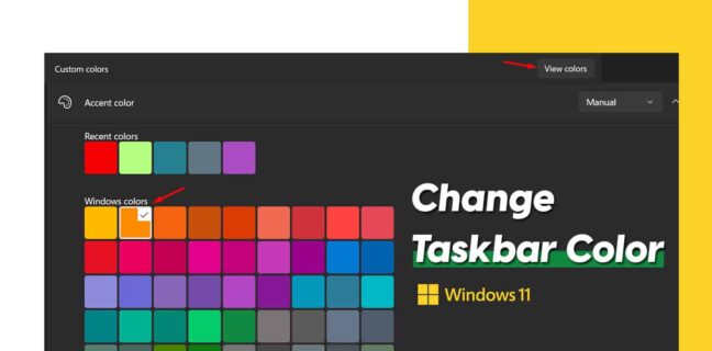 Change Taskbar Color Archives - iTech Hacks