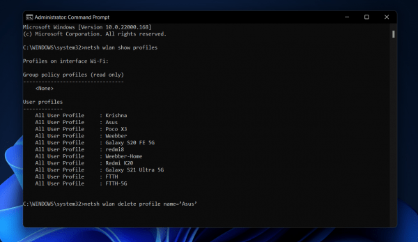 5 Ways To Forget WiFi Network In Windows 11