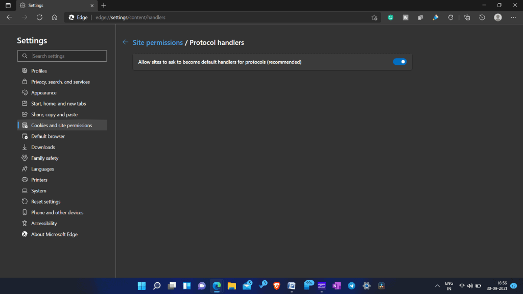 Set Windows 11 Gmail As Default Email Client In Chrome/Edge