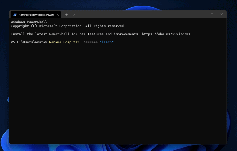 How to Change PC Name in Windows 11 Quickly