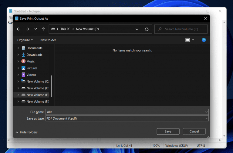 How to Save Notepad File As PDF In Windows 11: Step by Step Guide