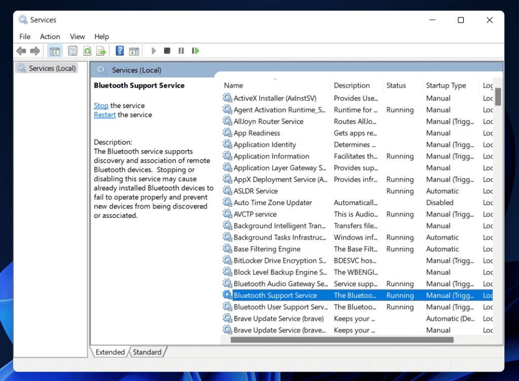 5 Ways tTo Fix Bluetooth Icon Option Disappeared In Windows 11