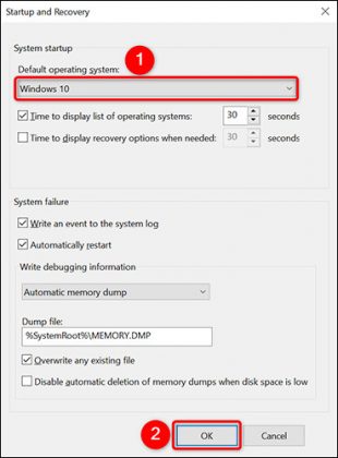 How to Set The Default OS On Windows 11 Dual-Boot Computer