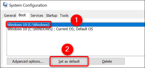 How to Set The Default OS On Windows 11 Dual-Boot Computer