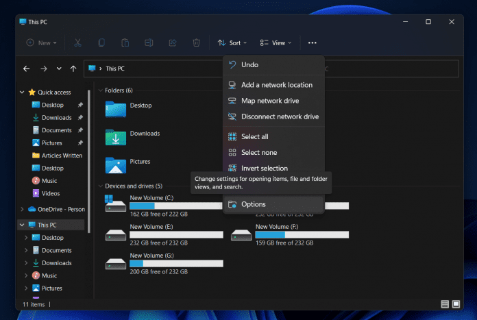 How to Hide or Show Windows 11 Libraries Folder