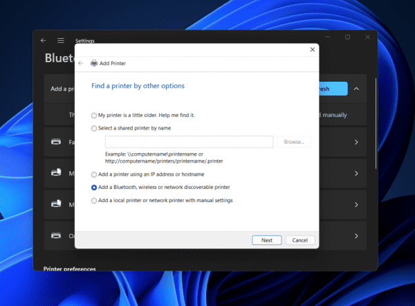 How to Add a Wireless Printer To Windows 11 PC