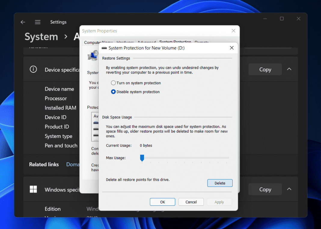 How To Delete Restore Point In Windows 11 (2023)