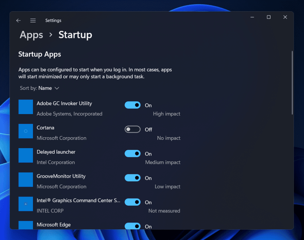 How to Disable Startup Apps On Windows 11