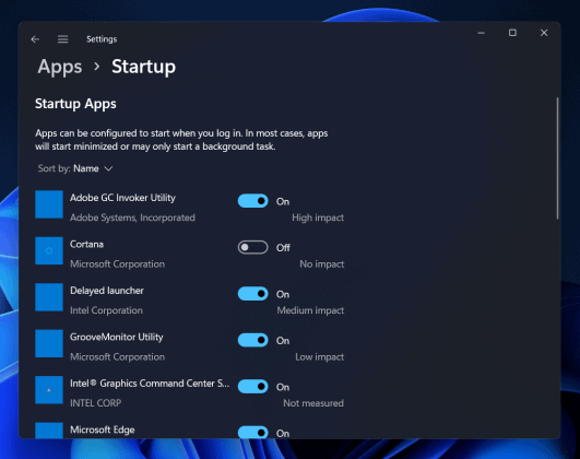 How to Disable Startup Apps On Windows 11