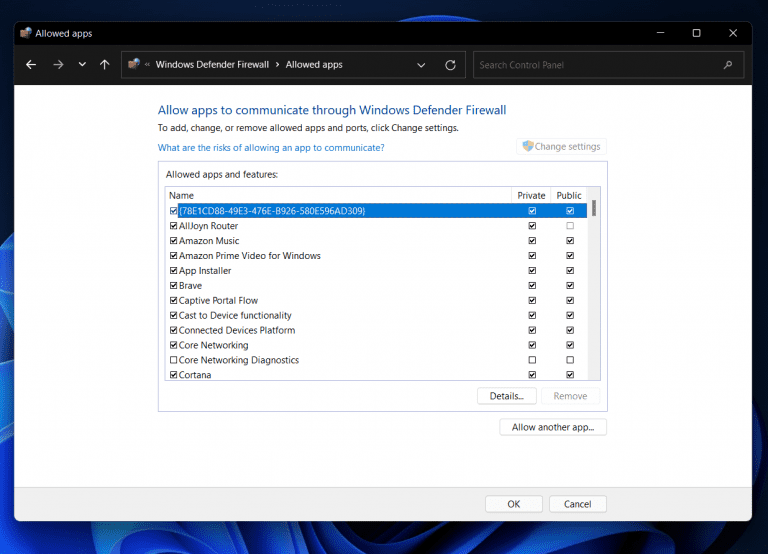 How to Allow Chrome To Access The Network In Your Firewall