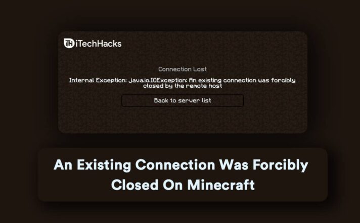 14 Ways to Fix Existing Connection Was Forcibly Closed On Minecraft