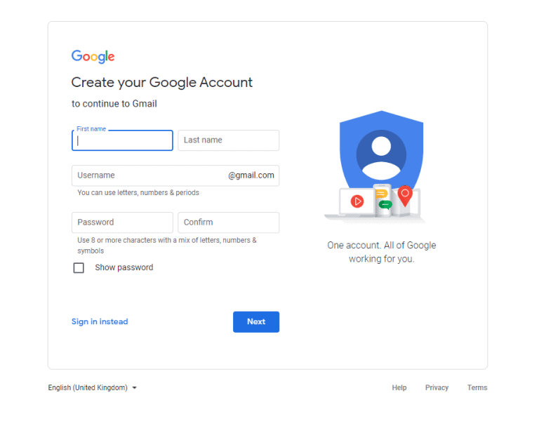 How to Create New Email Account In Gmail by Mobile Number 2024