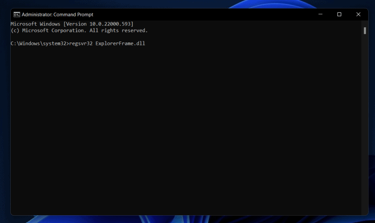 Fix Explorer.exe Error Class Not Registered in Windows 11