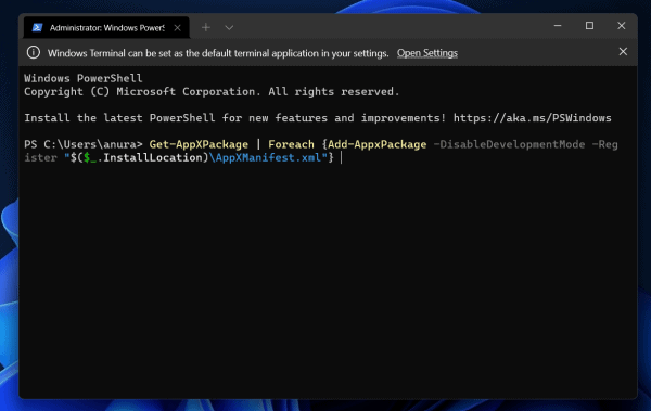 Fix Explorer.exe Error Class Not Registered in Windows 11