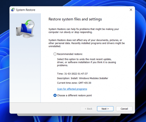 Fix Explorer.exe Error Class Not Registered in Windows 11