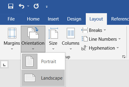 How to Make One Page Landscape In MS Word Document