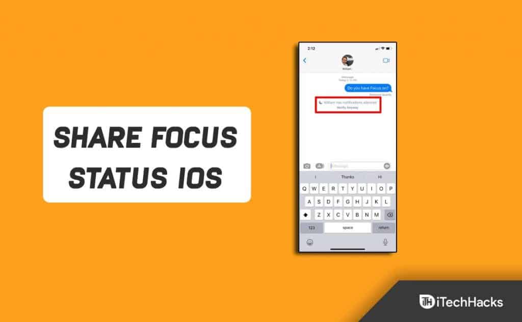 How to Share Focus Status with Contacts on iPhone/iPad
